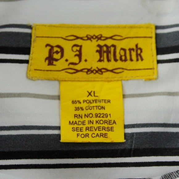 P.J. Mark | Shirts | Pj Mark Diamond Checkered French Cuff Dress Shirt ...